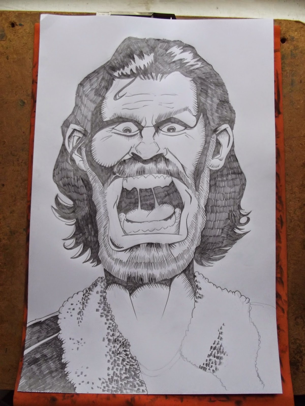 FredKocebaDesign: The Walking Dead Rick Grimes Comic Book Art Creation ...