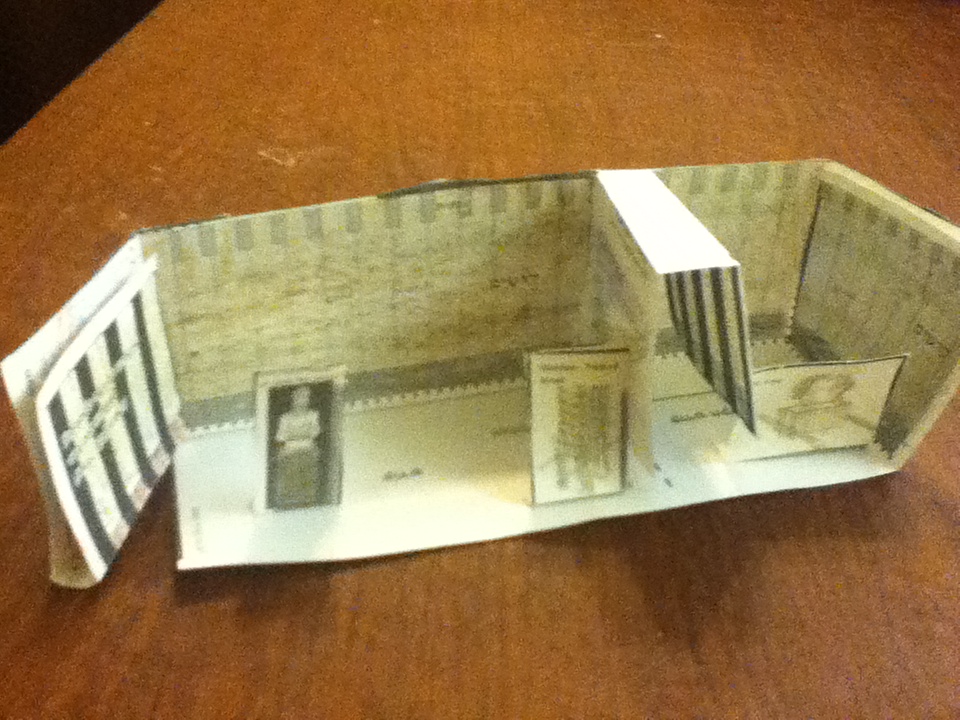 Parsha Cakes: Pop-Up Scale Model of the Mishkan - Parshios Terumah ...