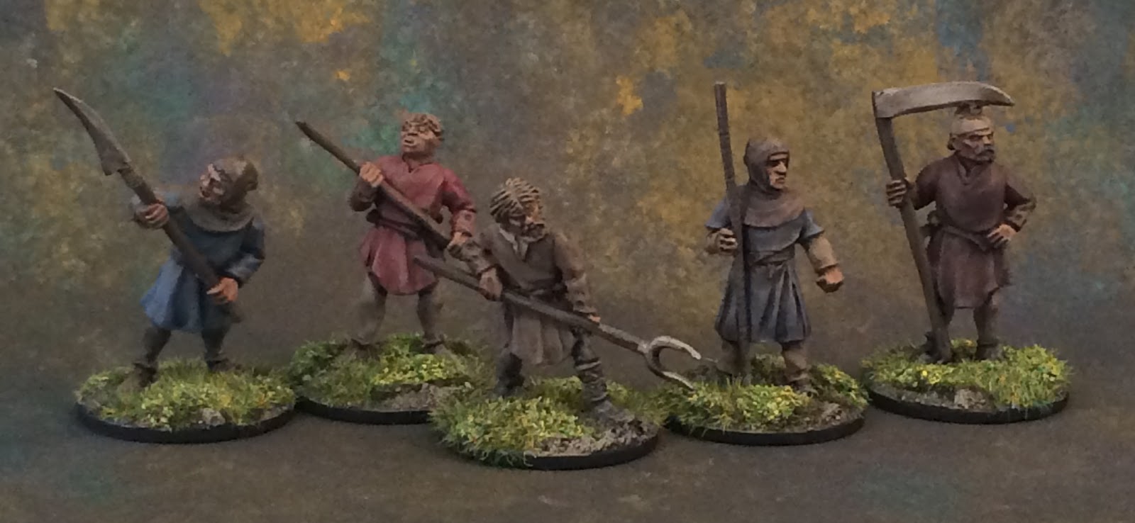 Chris' Miniature Woes: #6MMRPC - Dark Ages - Male Villagers pt.2