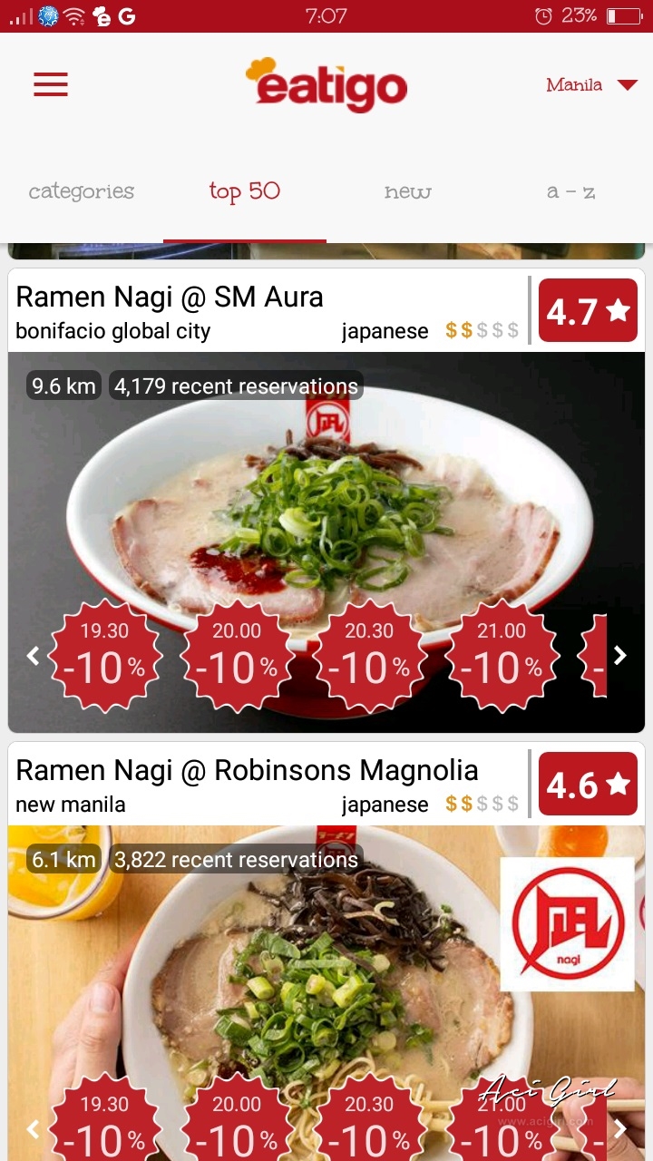 Where should we eat? Eatigo is the way to go! | Aci Girl