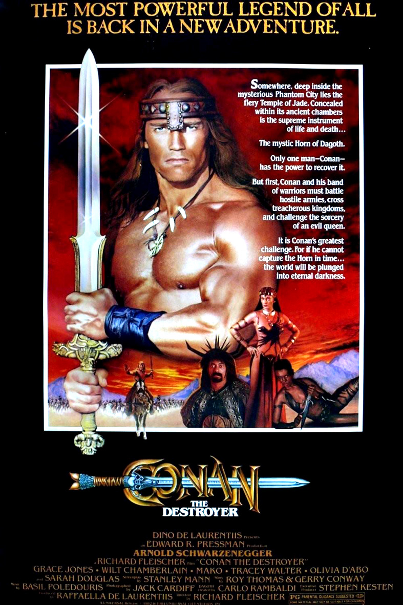 ARNOLD PELICULAS: CONAN EL DESTRUCTOR (1984)