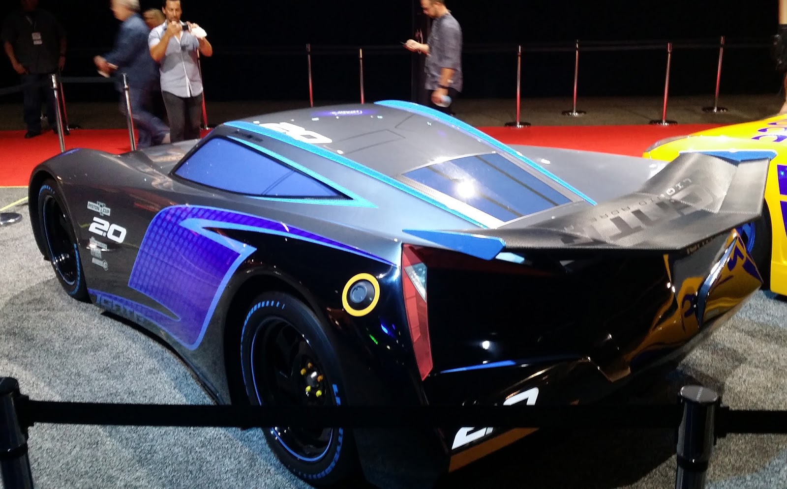 Just A Car Guy: the life size trio of the lead characters of Cars 3