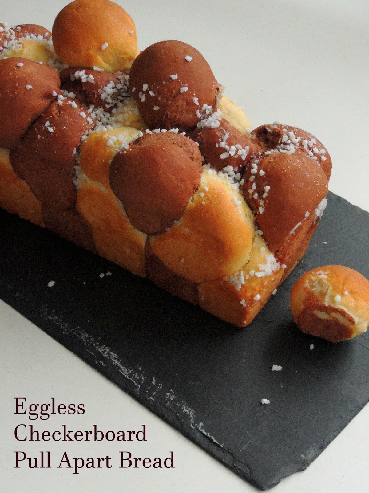Priya's Versatile Recipes: Eggless Checkerboard Pull Apart Bread with ...