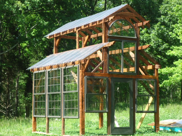I MADE THAT MYSELF: Post and Beam TimberFrame Green House