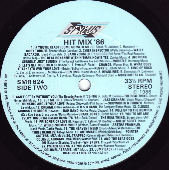 RETRO DISCO HI-NRG: HIT MIX '86 (2LP Set) 86 original artists non-stop ...
