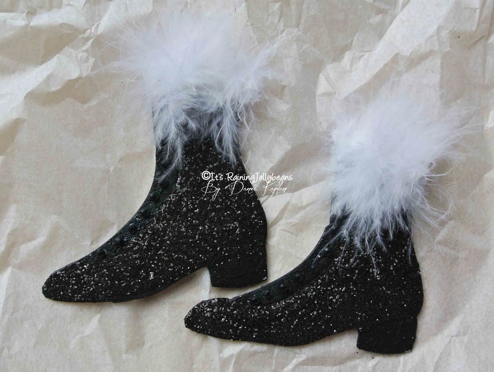 Its Raining Jellybeans Mrs Claus Boots