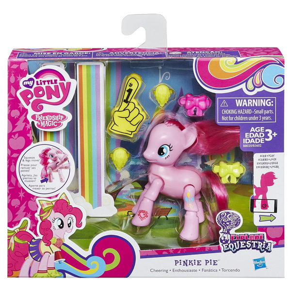 My Little Pony Action Play Pack Wave 2 Pinkie Pie Brushable Pony | MLP Merch