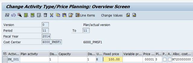 SAP FICO Central: KSII - PER Settlement Rule - Service Flow