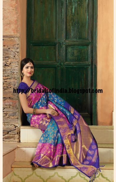 Fashion world: Latest Design Wedding Silk Saree Collections - RmKV Silks