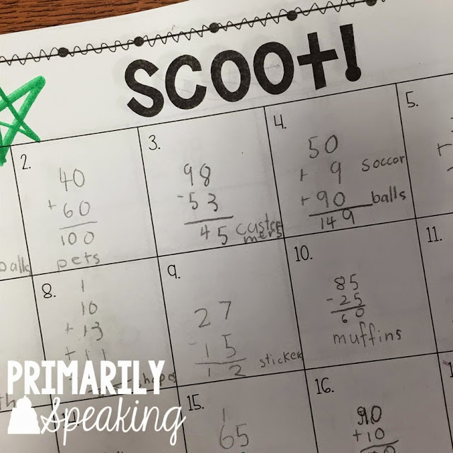 Student Created Scoot Questions | Primarily Speaking