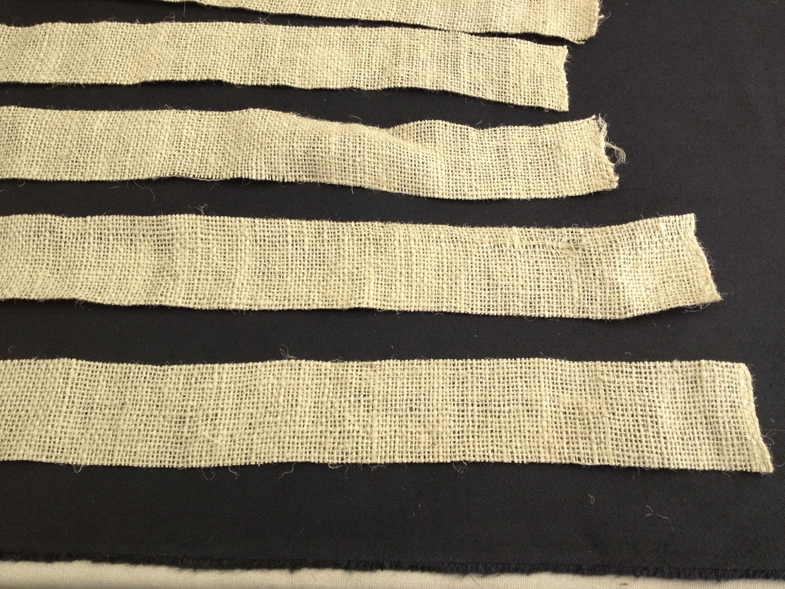 Sew Passionate: Flat Burlap Fringe