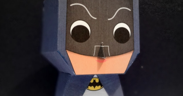 Classic Batman Paper Toy | Paperized Crafts