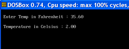 C Program Fahrenheit To Celsius Conversion And Vice Versa