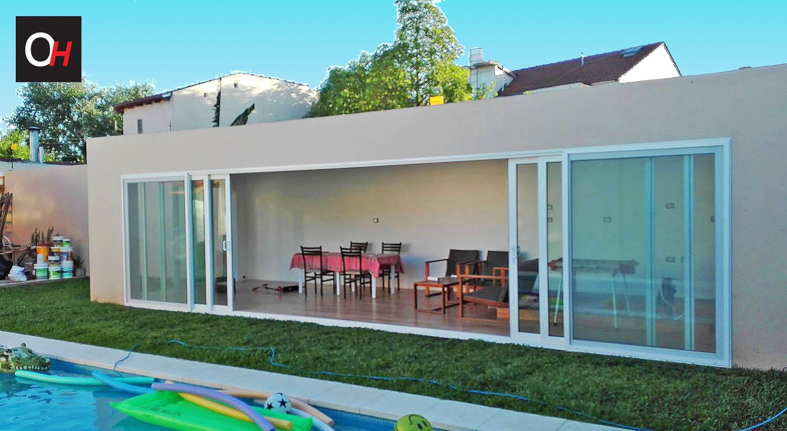 Aberturas de PVC, Ovalle Hnos.: QUINCHO CON ABERTURAS DE PVC