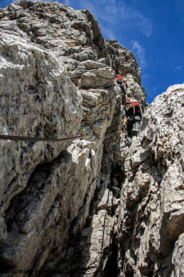 Canyoning - Caving: Via Ferrata Ettore Bovero/Col Rosa, Cortina, Dolomites