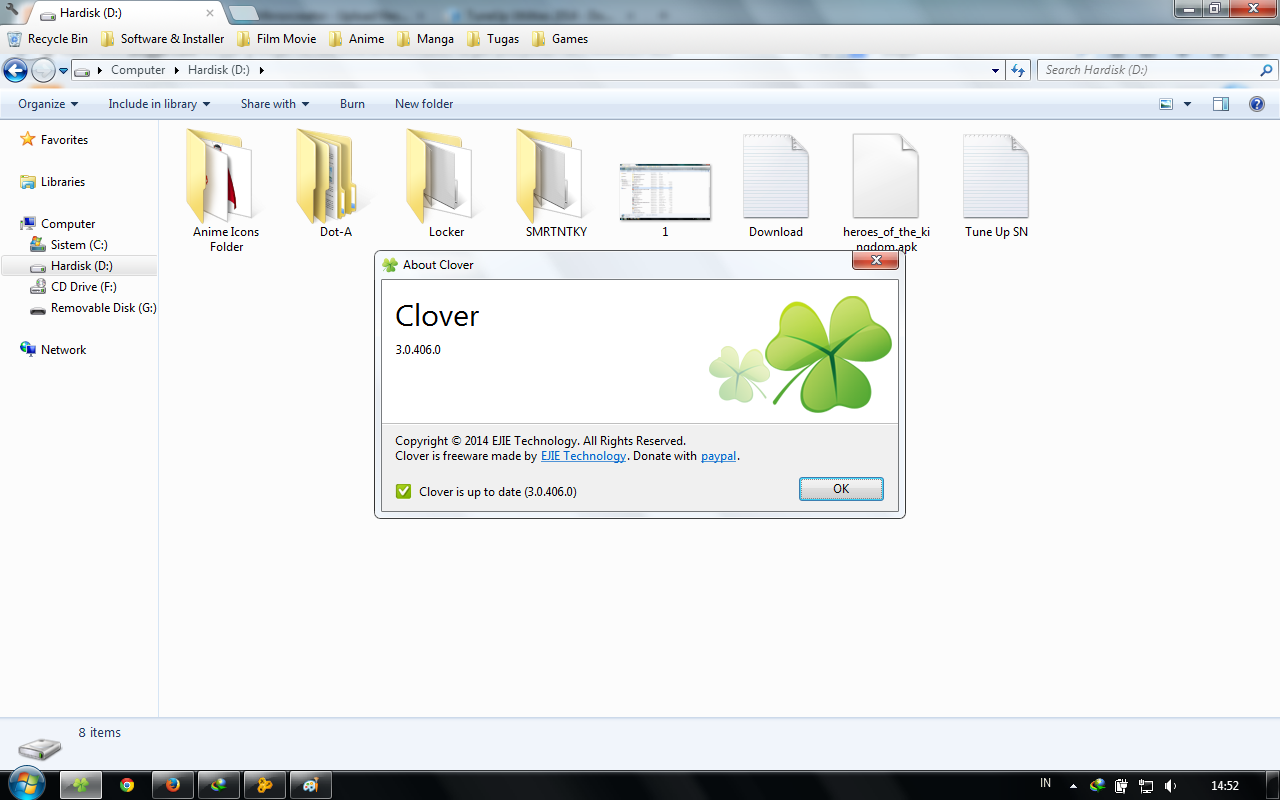 Clover Terbaru 2014 3.0.406 (Windows Explorer dengan Tampilan Google ...