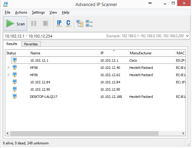 Advanced IP Scanner 2.4 [Fast scanning of all network devices] - ITBlogMo
