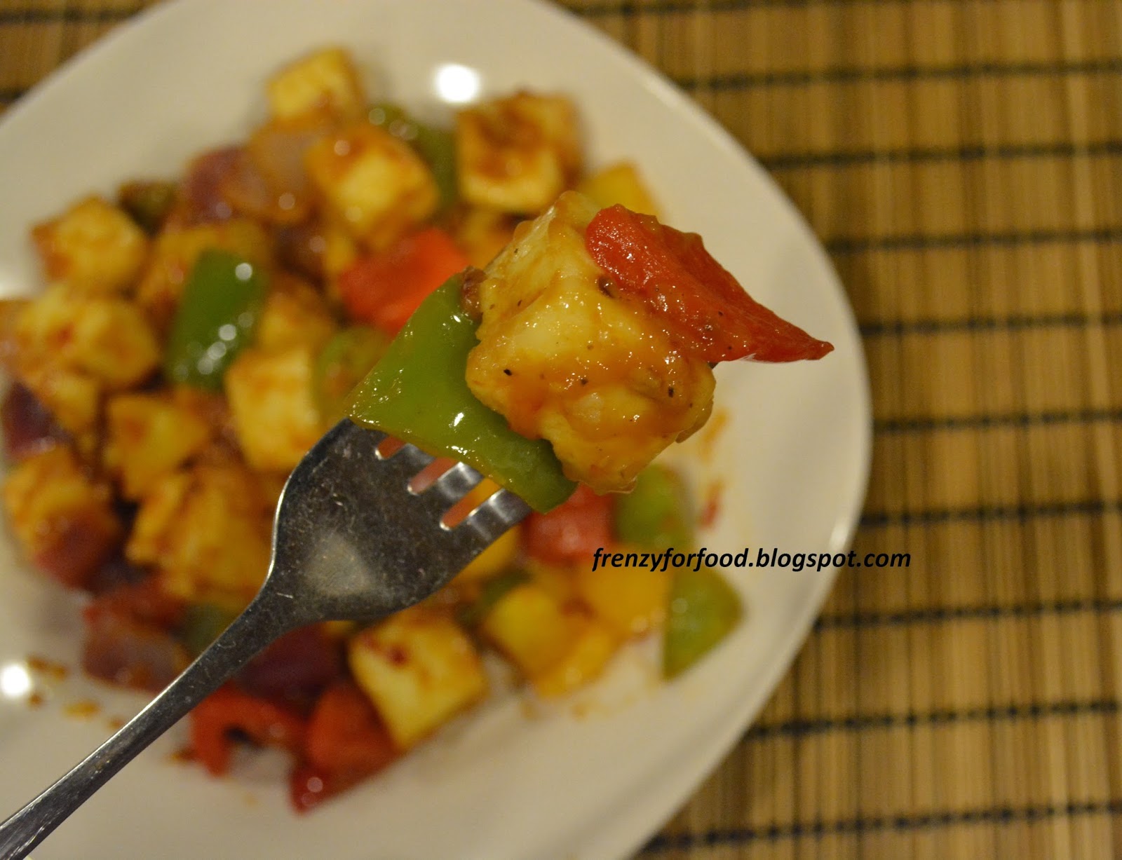 Food Frenzy....!!: Chilli Paneer!!