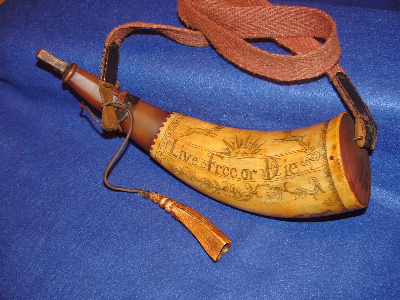 Leather from the Past: Two new Powder Horns