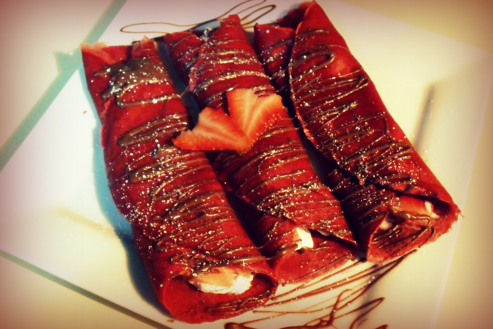 Candid Cooking: ♥ Red Velvet Crepes ♥