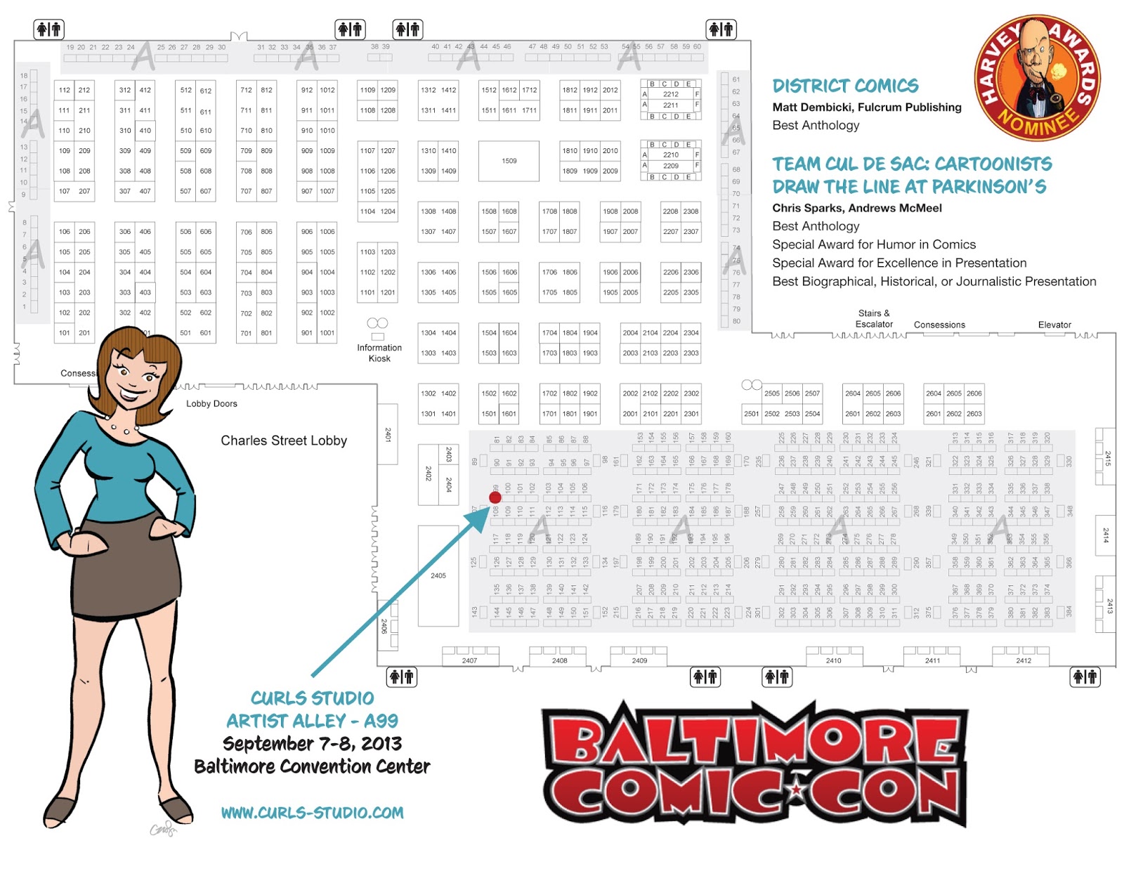 Baltimore Comic-Con is September 7-8, 2013 – Curls Comic