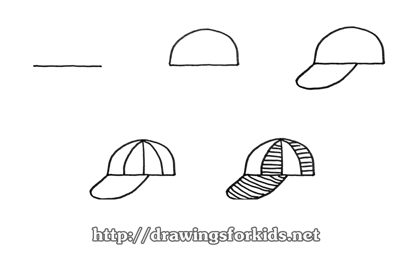 How To Draw A HAT For Kids How To Draw A HAT For Kids