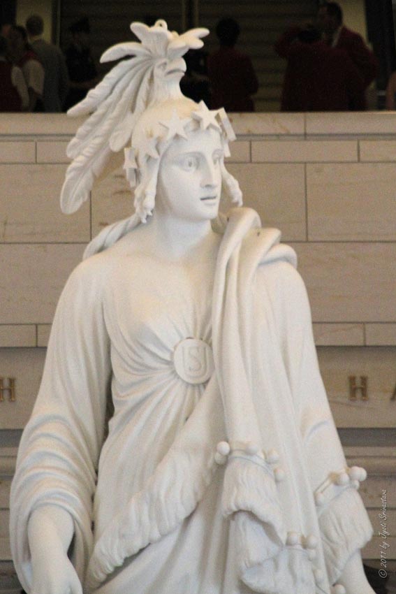 Public Art in Chicago: US Capitol Bldg. [The Statue of Freedom, by ...