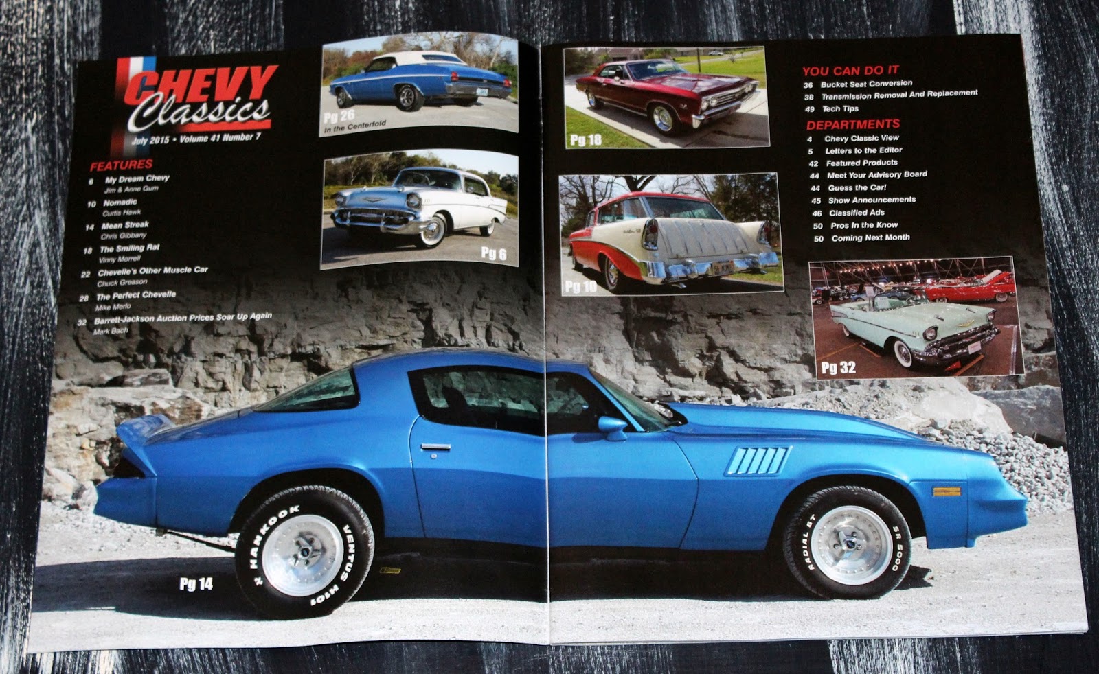 OLD IRON NEVER DIES~~~~~~~~~~~~~~~~~~: Feature in July 2015 issue of Chev