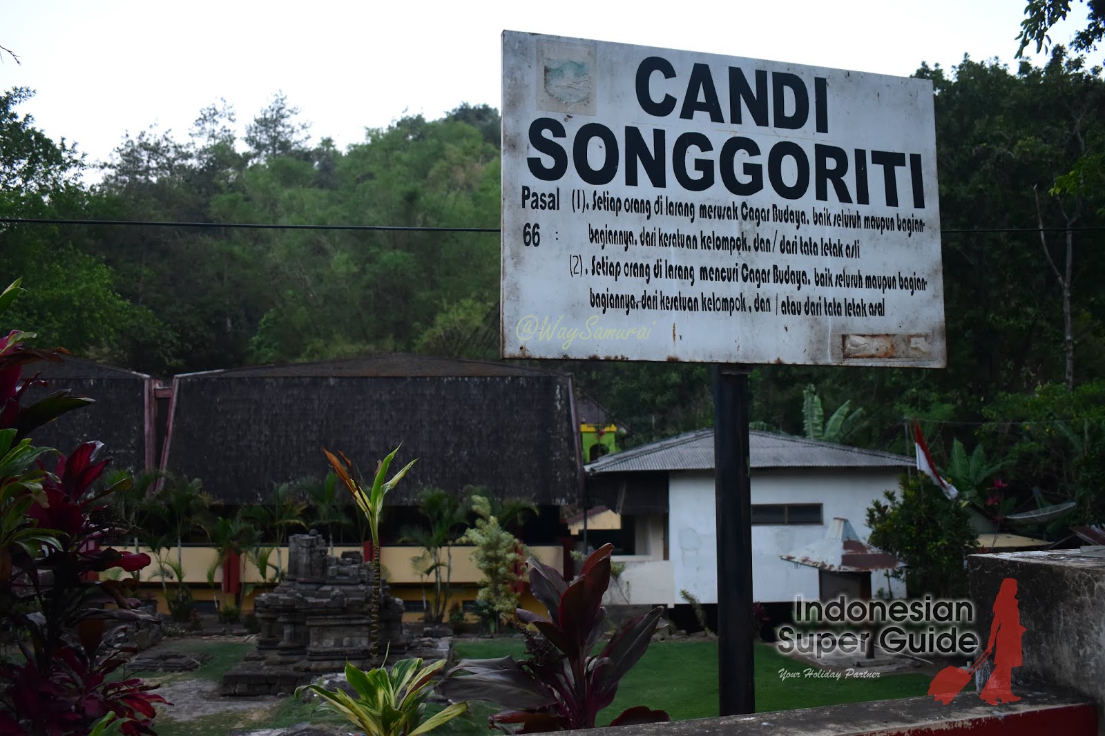 CANDI SONGGORITI - WISATA KOTA BATU-MALANG
