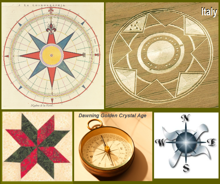 Limoux Poussin: Navigation - the Templar Compass Rose