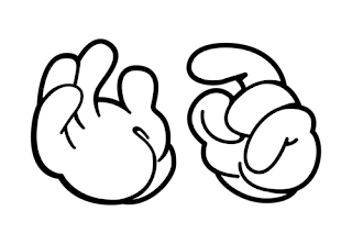 Mickey Mouse Hands or Gloves Templates. - Oh My Fiesta! in english