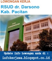Lowongan Kerja RSUD dr. Darsono Kab. Pacitan Terbaru Bulan Februari 2020
