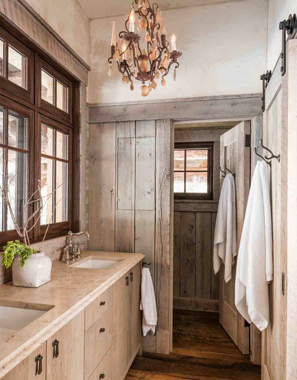 ESTILO RUSTICO: Cottage Rustico en Lago en Canada