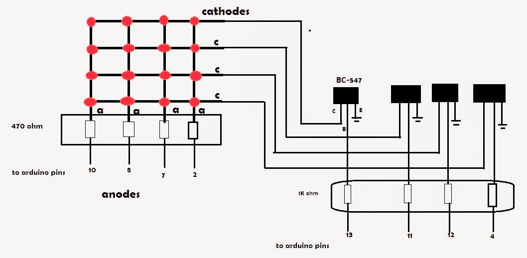 Programmable LED MATRIX [ARDUINO] ~ Electronics Hotspot