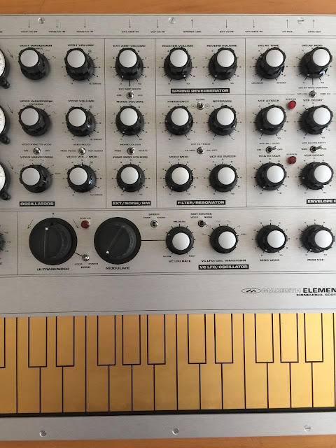 MATRIXSYNTH: MacBeth Studio Systems Elements Synthesizer w/ Touch Keys SN 1023