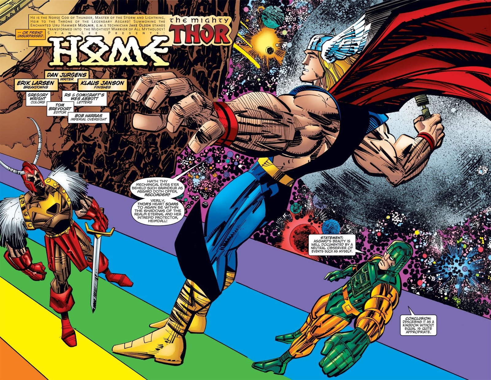 TALES FROM THE KRYPTONIAN: Thorsday with Erik Larsen part one : Home