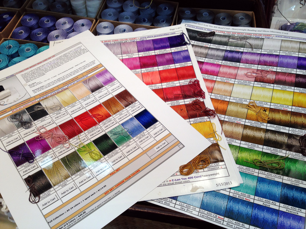 Marion Jewels in Fiber - News and Such: C-Lon Bead Cord - How to ...