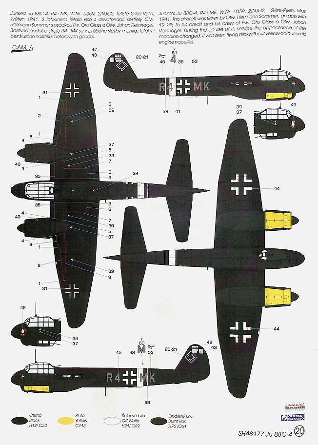 FalkeEins - the Luftwaffe blog: Special Hobby Ju 88 C-4 1:48 scale ...