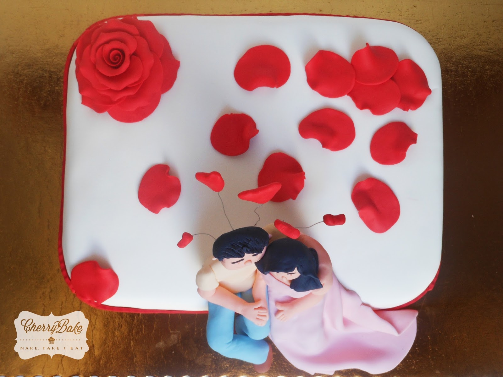CherryBake: Love Cake. Tarta de amor.