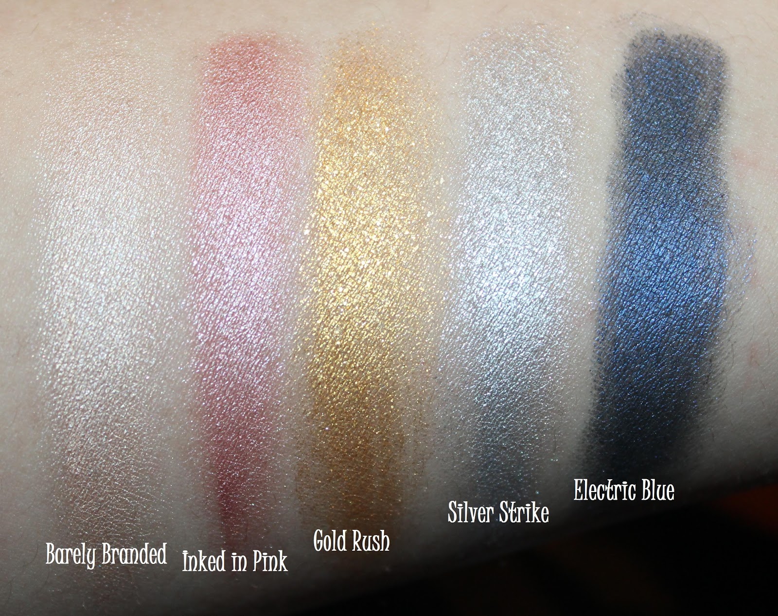 The Dark Side of Beauty: Swatches and Comparison: Maybelline Color ...