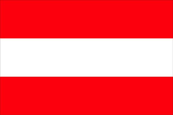 La bandera de Austria