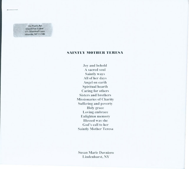 Susan Marie Davniero: Poems on Famous People