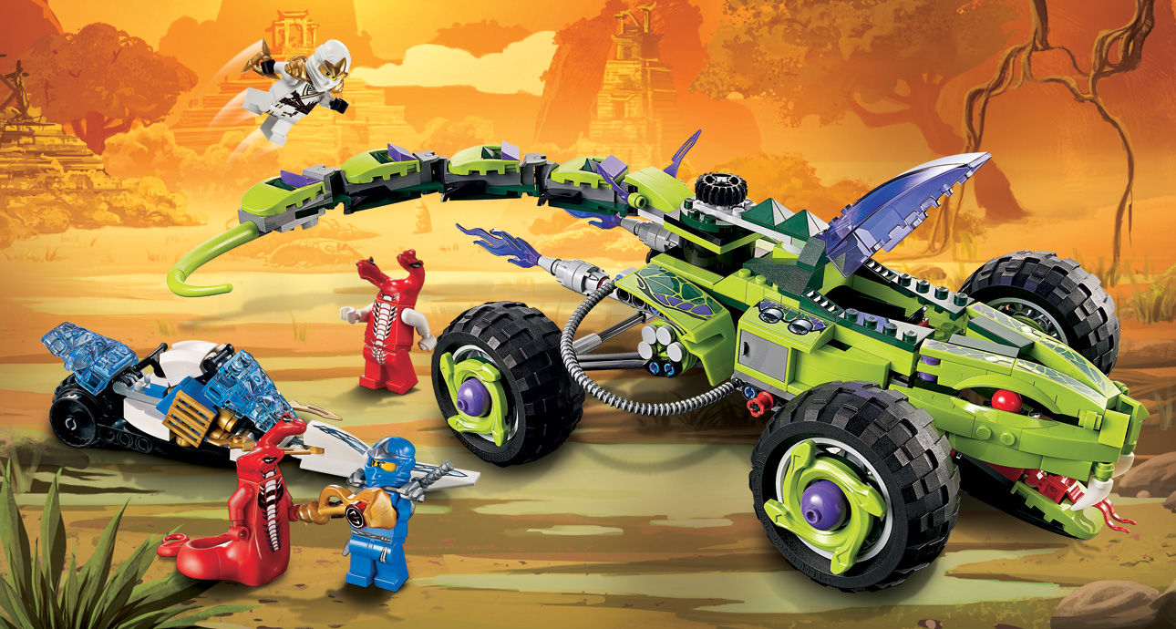 Lego Image: LEGO Ninjago Fangpyre Truck Ambush 9445