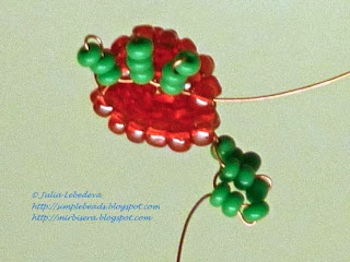 Beading for the very beginners: Raspberry