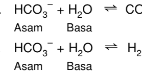 Diketahui reaksi: a. HCO3-(aq) + H2O(l) ⇌ CO32-(aq) + H3O+(aq) - Mas Soal