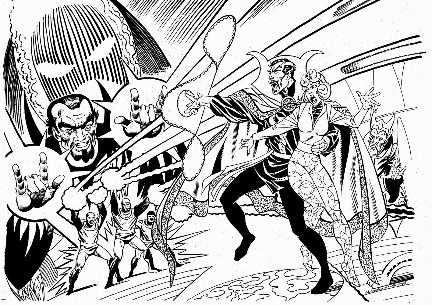 Marvel Comics of the 1980s: Doctor Strange by Joe Rubinstein