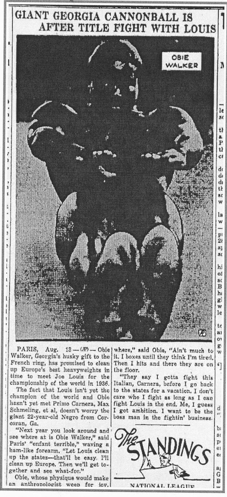 Laurens County Sports History: OBIE WALKER