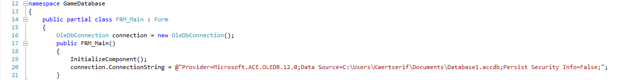Forever Compiling: c# database application part 1