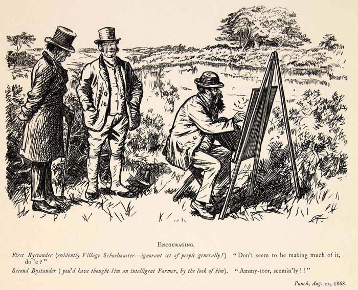 Gurney Journey: Charles Keene's cartoons about artists