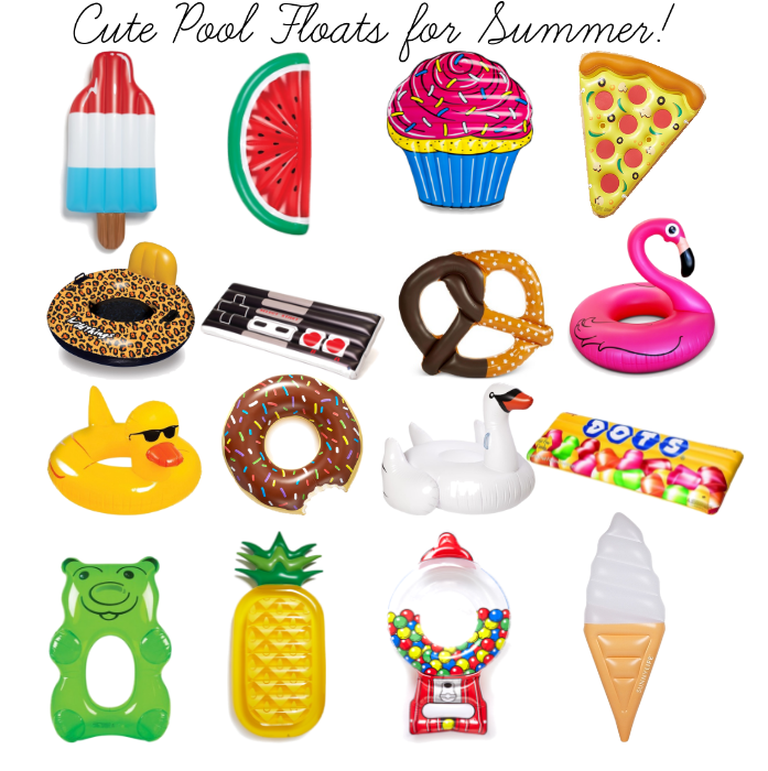 A Memory Of Us: cute pool floats for summer | A Kansas City Fashion Blog